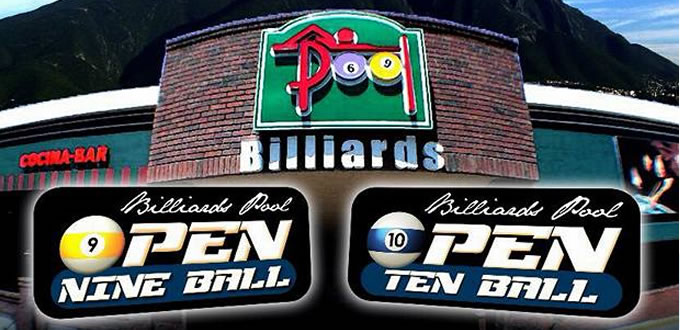 Torneo Pool Open Nine Ball 2018 - Billiards Pool Monterrey • ¡Buena Bola!